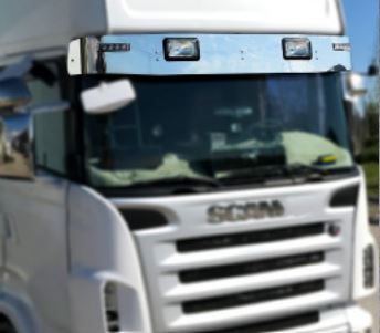 LAMINA CROMADA VISERA COMPLETA (1998-2014) – Accesorios de Camión