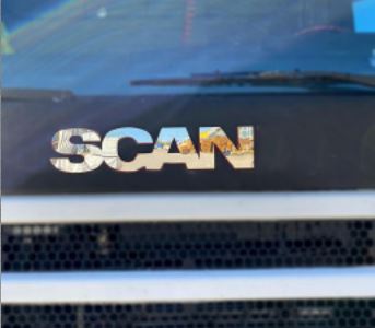 LAMINA CROMADA LETRAS SCANIA M1 (1994-2004) – Accesorios de Camión